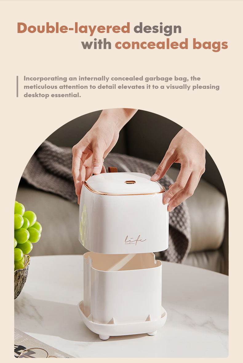 [SG Stock] Cute and Funny Mini Desktop Dustbin Rubbish Bin Bedroom ...