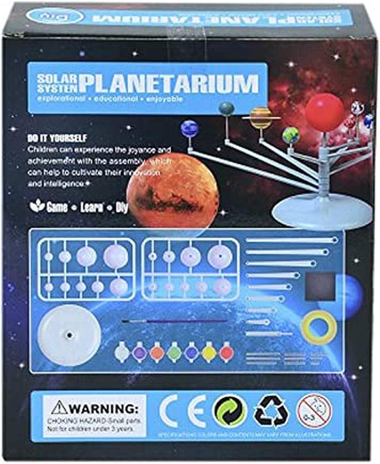 [SG] IMP HOUSE Stem Toy Solar System Nine Planets Planetarium Model Kit ...