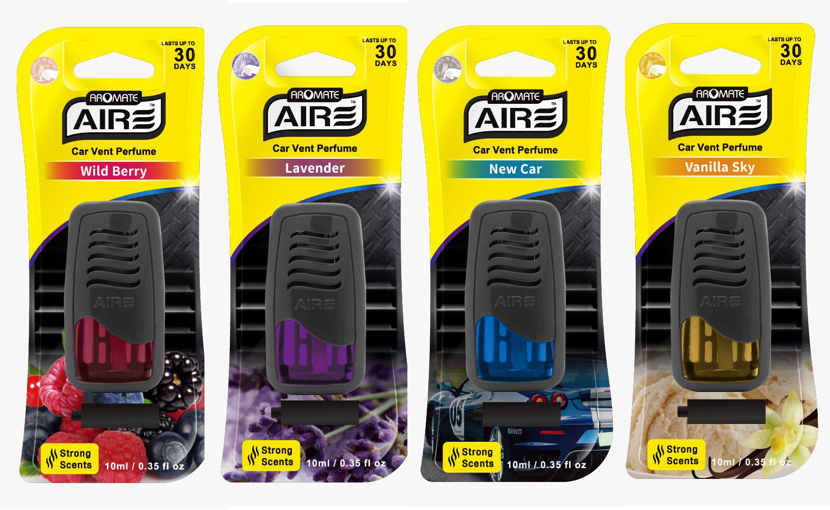Aromate Aire Car Vent Perfume, Scented Oil Refill, Organic Vent ...