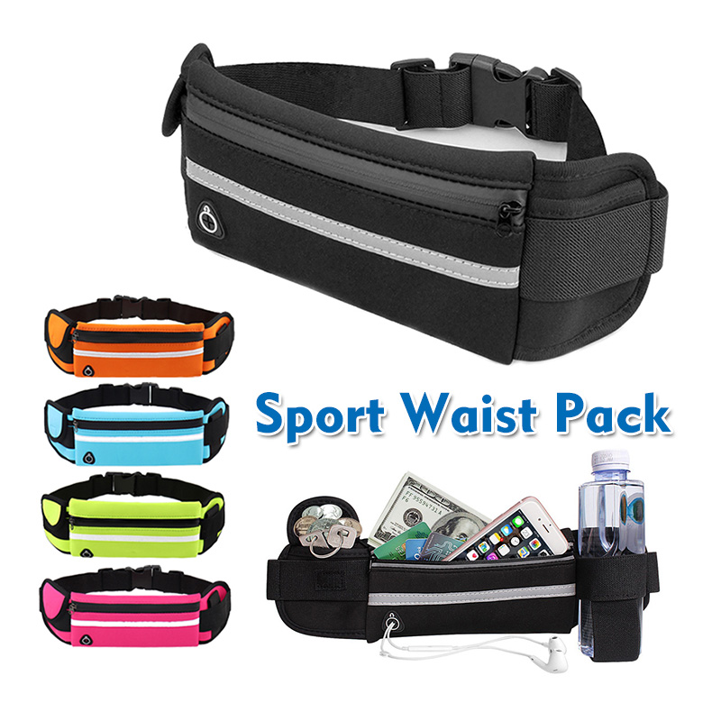 SG Seller Running Waist Bag Sports Belt Pouch Waterproof Sport Waist ...