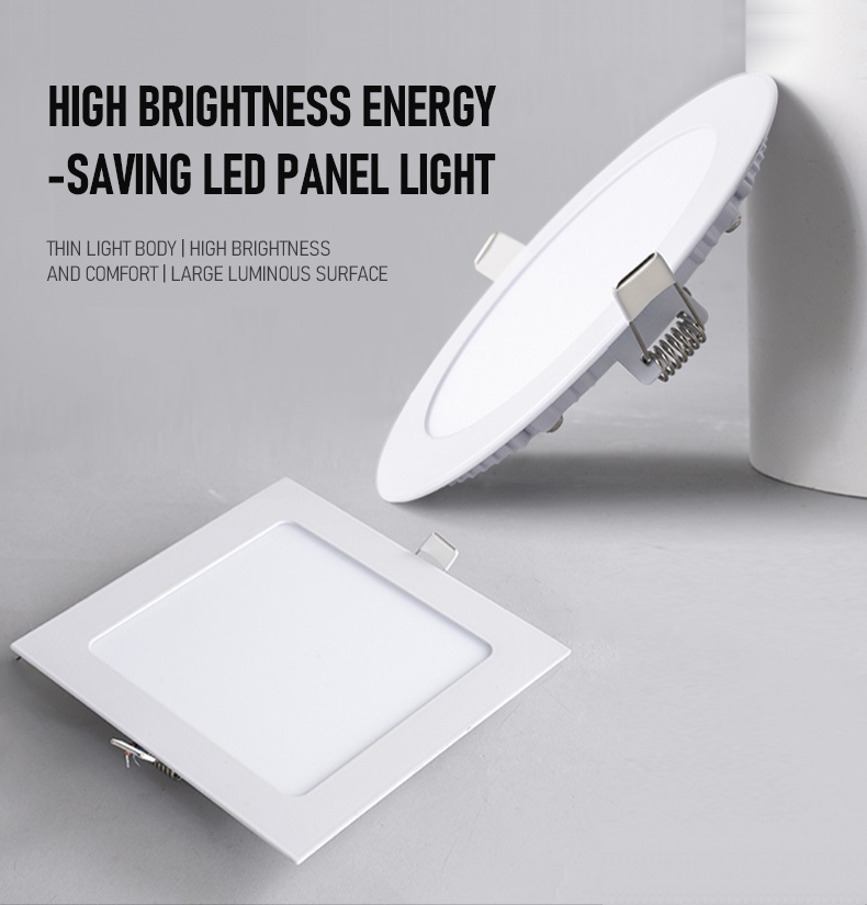 Recessed downlight led ceiling light 6W 9W 12W 15W 18W led panel light ...