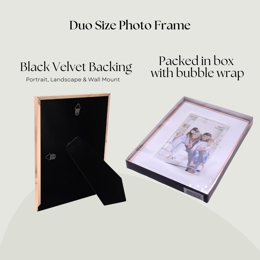 [NEW] Rose Gold Mat Board Aluminium Frame | Minimalistic Duo Size ...