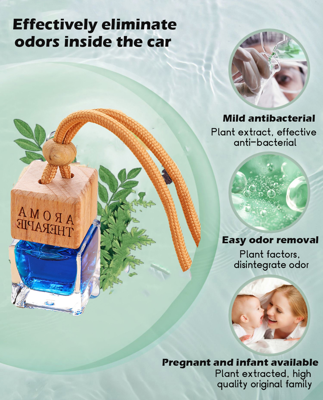 🇸🇬【SG stock】Car Air Freshener Hanging Diffuser Scent Car Hanging Aroma ...