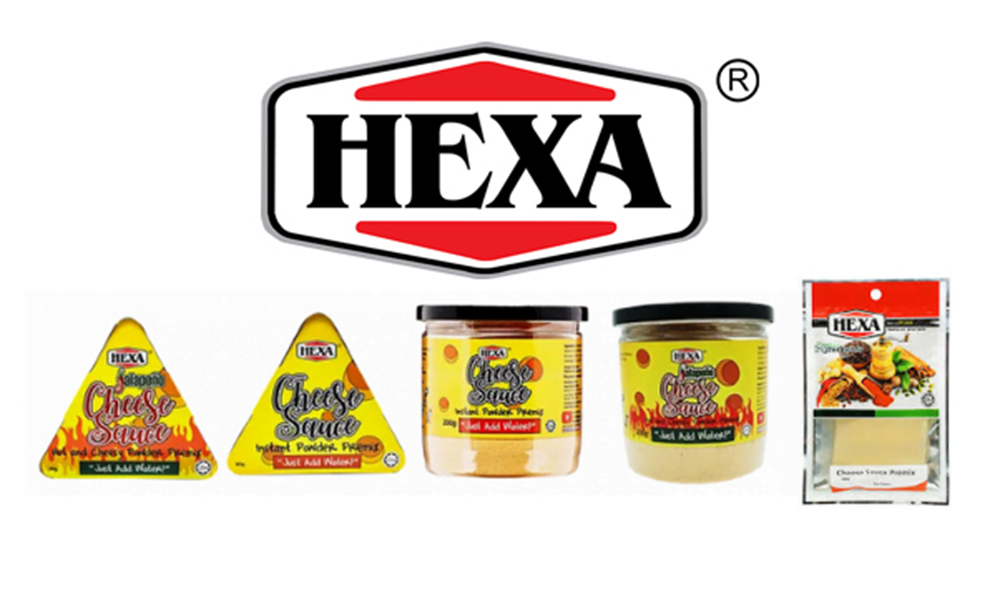 (80g) HEXA Cheese Sauce Instant Powder Premix Jalapeño Hot and Cheesy ...
