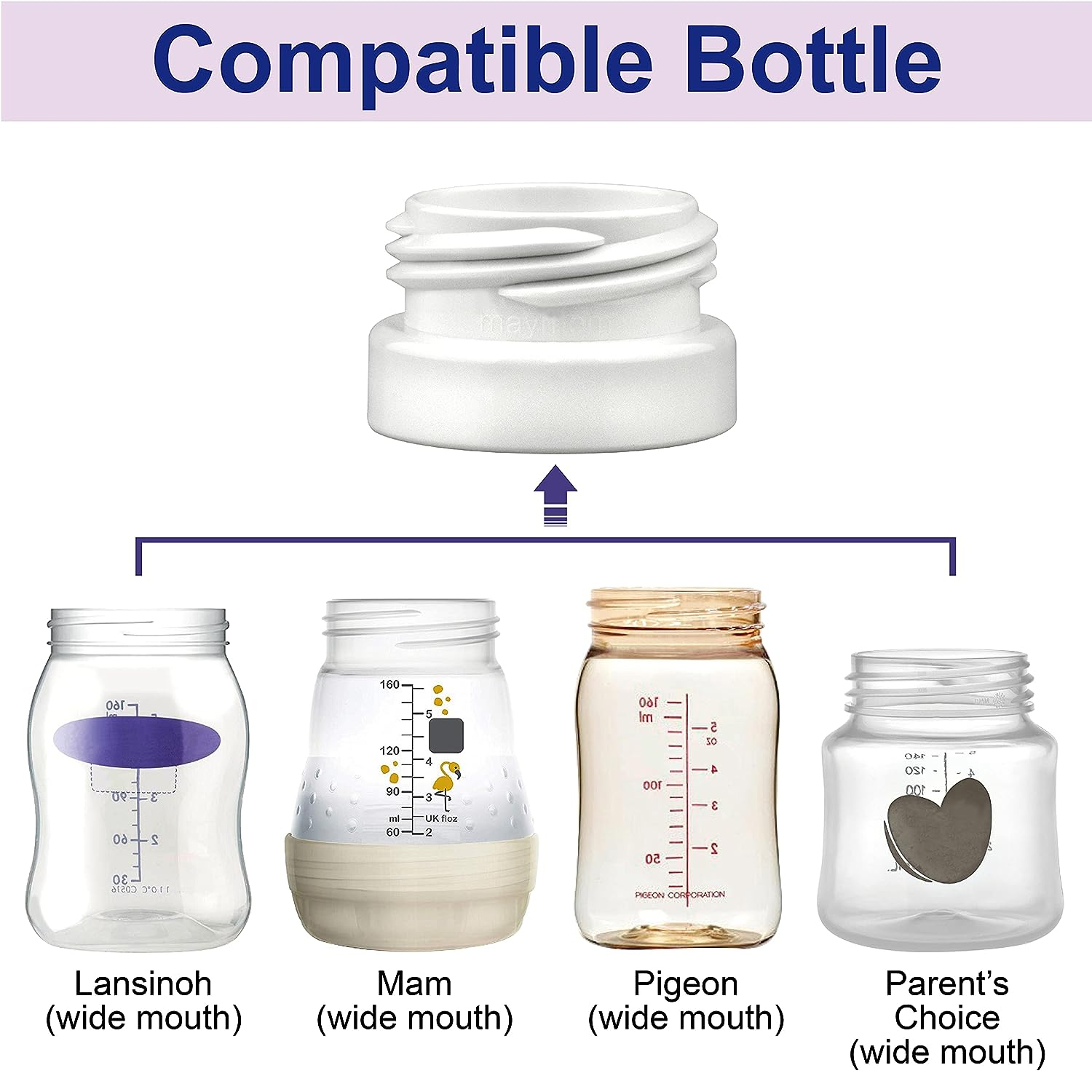 Maymom Baby Bottle Thread Changer or Bottle Converter | Shopee Singapore