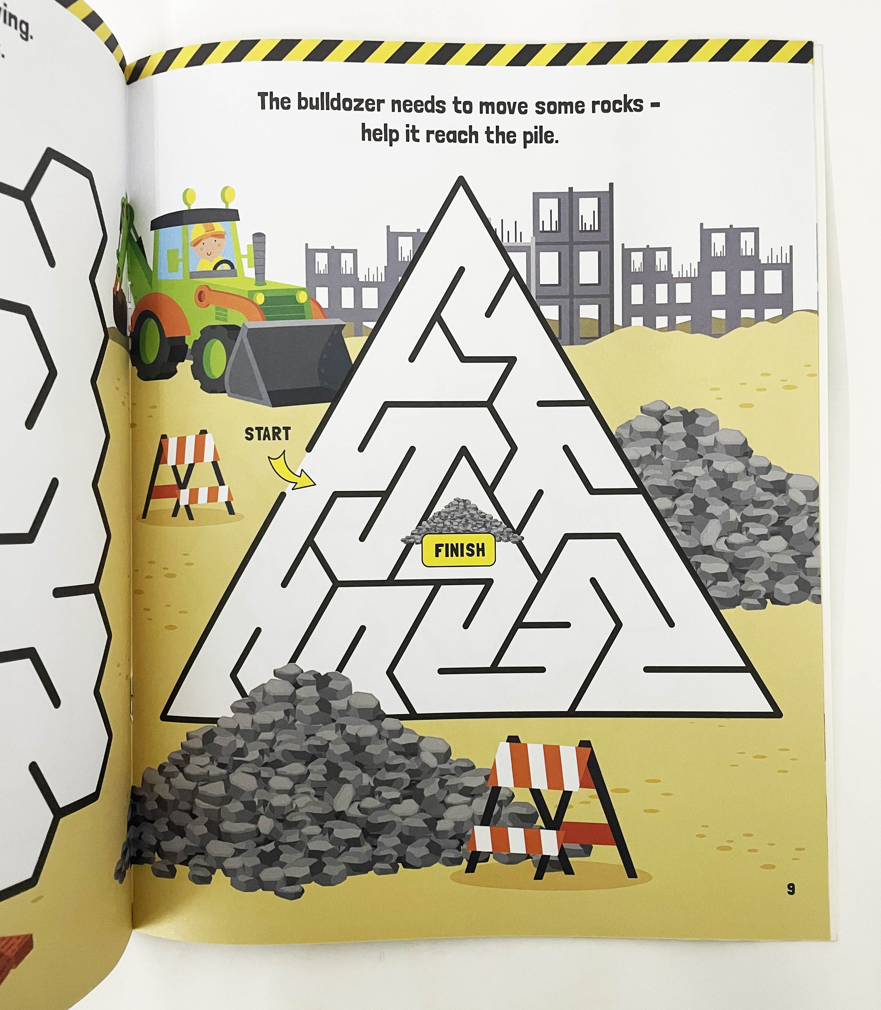 Trucks & Diggers Book Gift Set Construction Vehicles For Kids with 4 ...