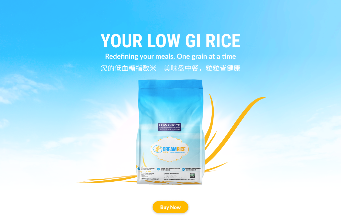 DreamRice Low GI Rice 5kg (Bundle of 2) | Shopee Singapore