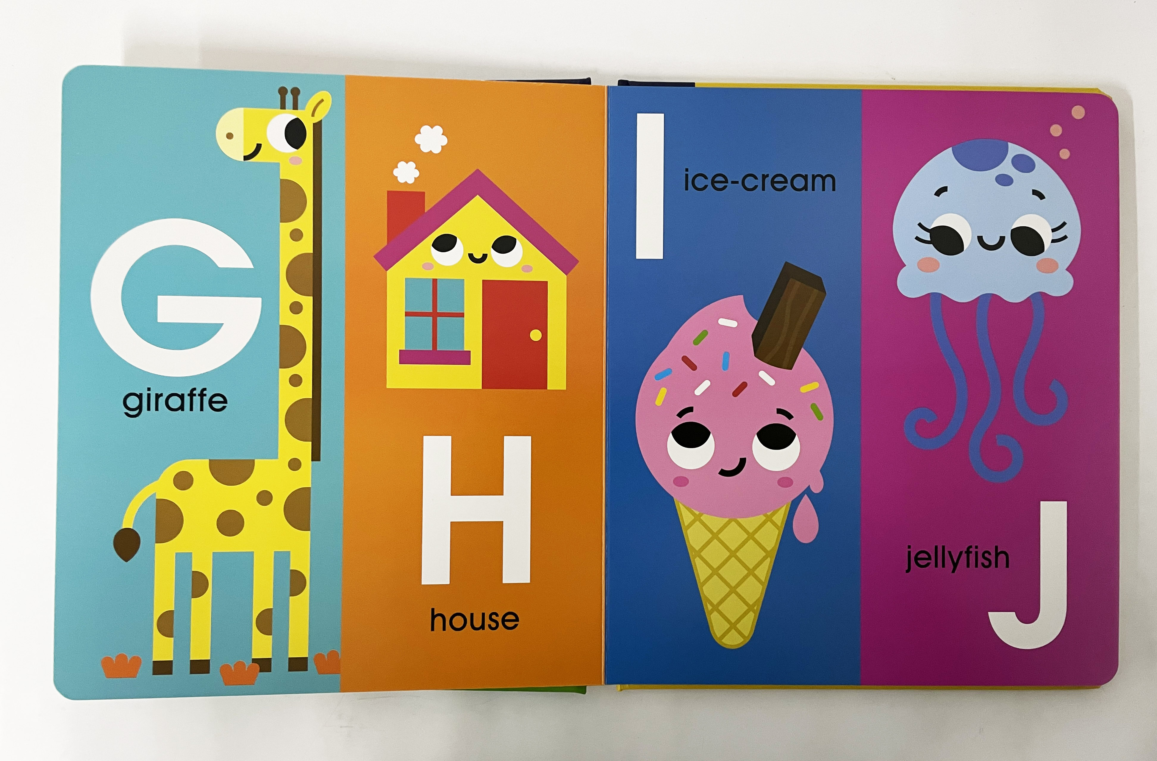 Lets Learn ABC Board Book For Kids to Learn With Colourful ...