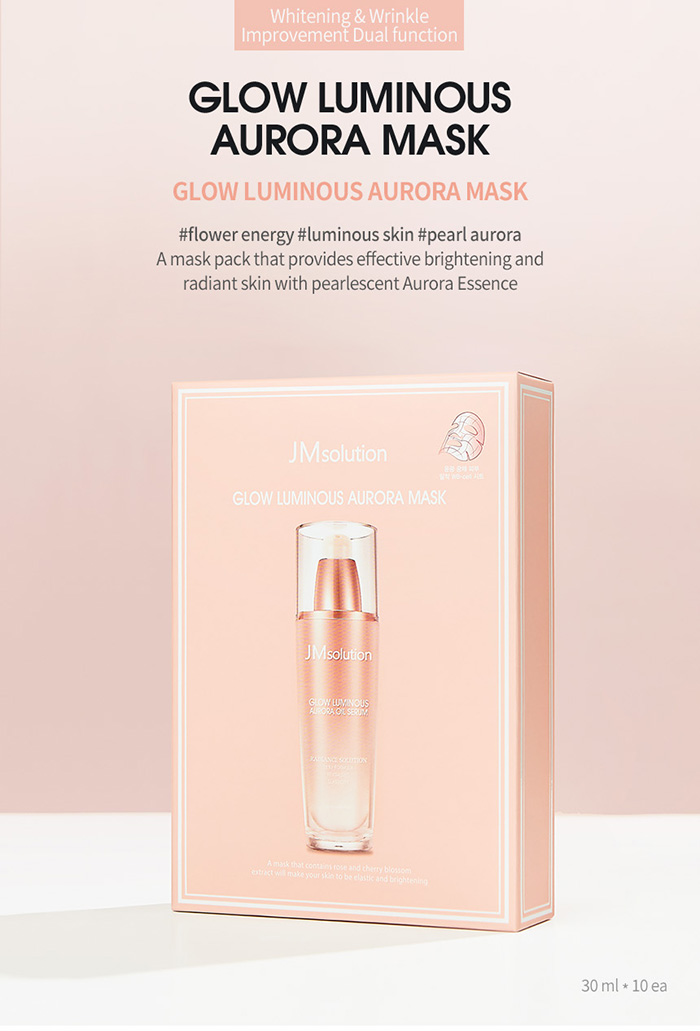 [JMSOLUTION] GLOW LUMINOUS AURORA MASK (10sheets) | Shopee Singapore