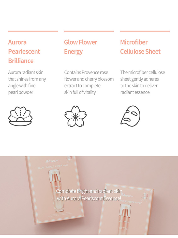 [JMSOLUTION] GLOW LUMINOUS AURORA MASK (10sheets) | Shopee Singapore