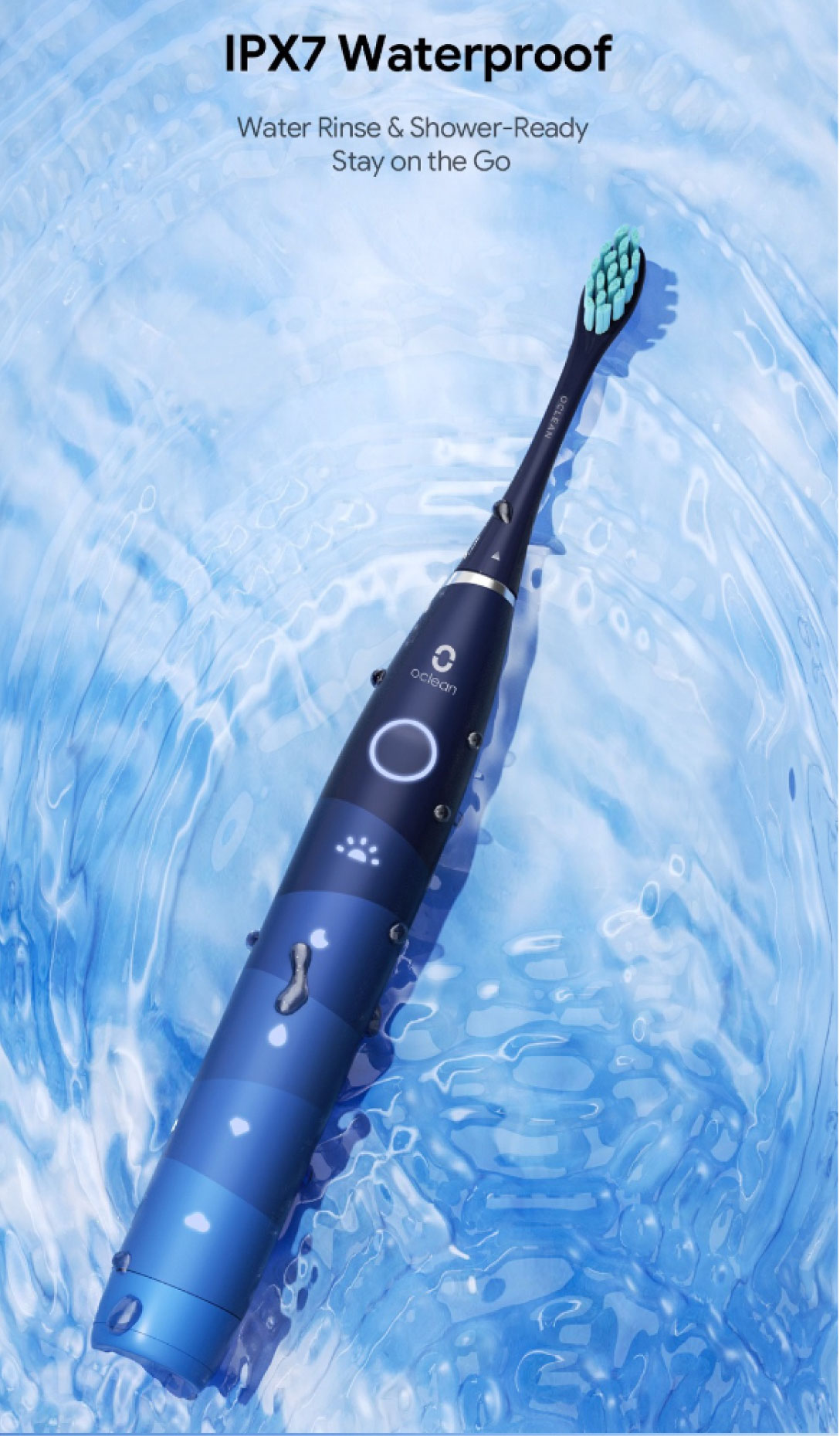 [HIGHEST BATTERY] Oclean Flow Electric Sonic Toothbrush 5 Modes 76,000 ...