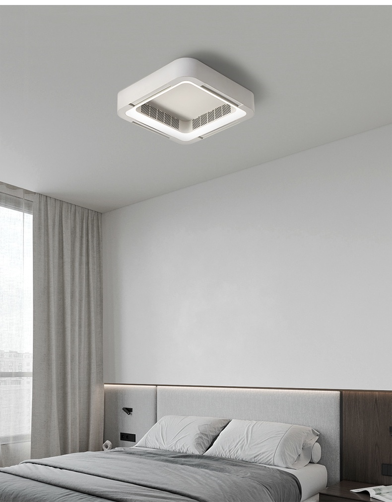 [SG seller] Ceiling Light With Bladeless Fan New Style Ceiling Fan ...