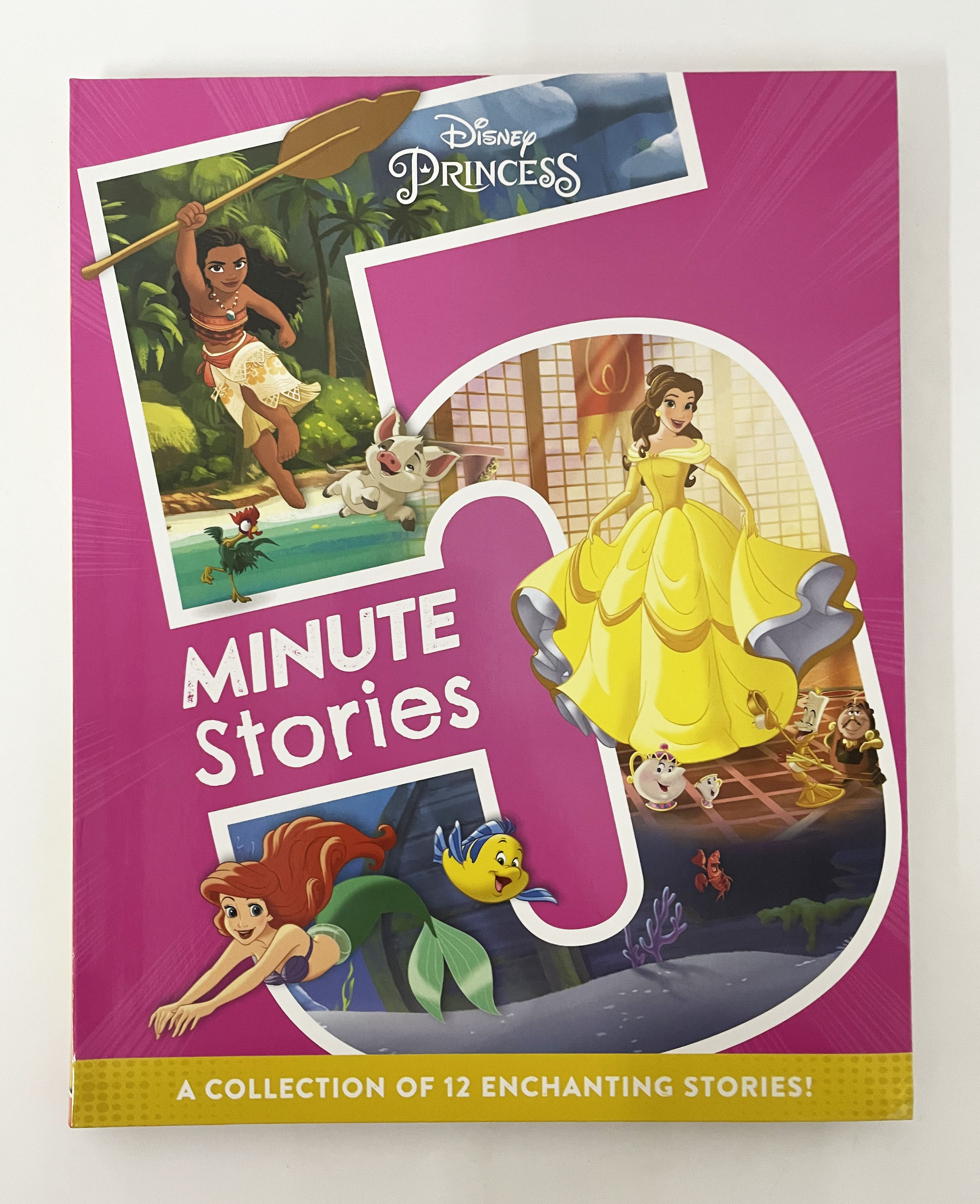 Disney Princess Bedtime Stories Collection Book with 12 Stories for ...