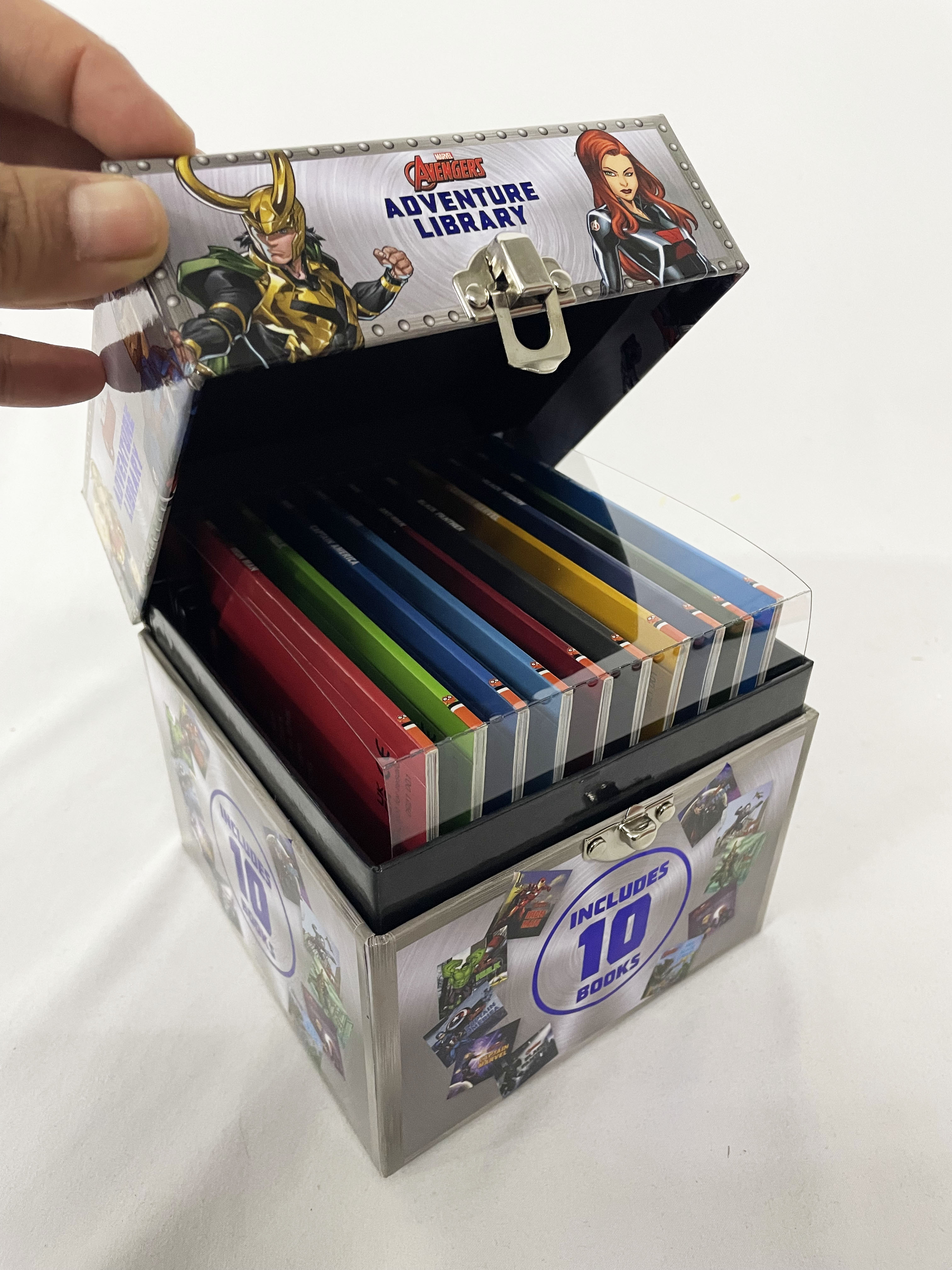 Marvel Avengers Adventure Little Library Gift Set with 10 Books for ...