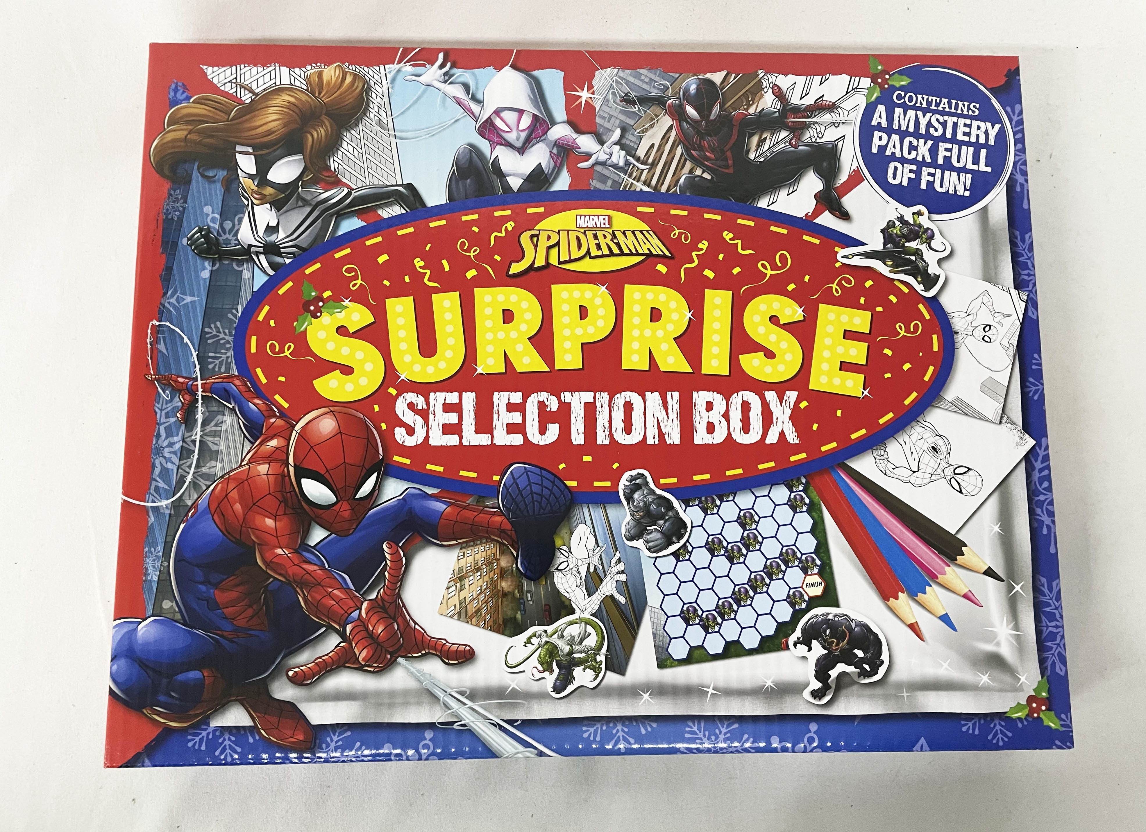 Marvel SpiderMan Surprise Selection Book Gift Box Set with Colouring ...