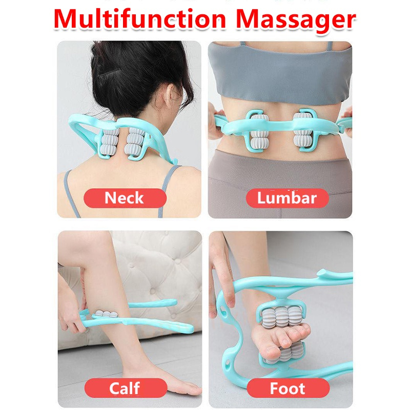 Neck Massage Tool Pressure Point Therapy Pressure Relieve Hand Roller ...