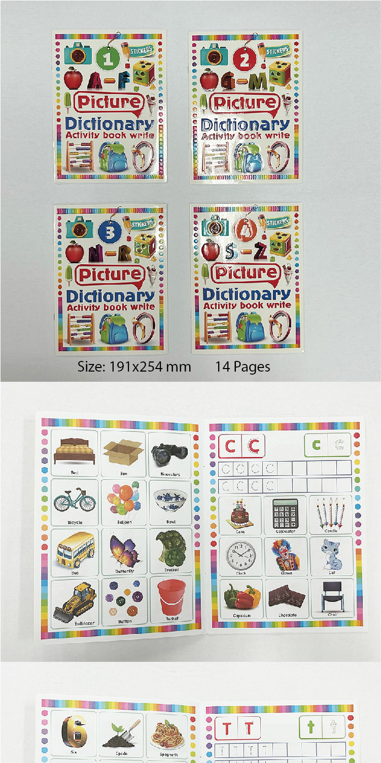 🌈Learning Alphabets Activities Stickers Preschoolers Young Children ...