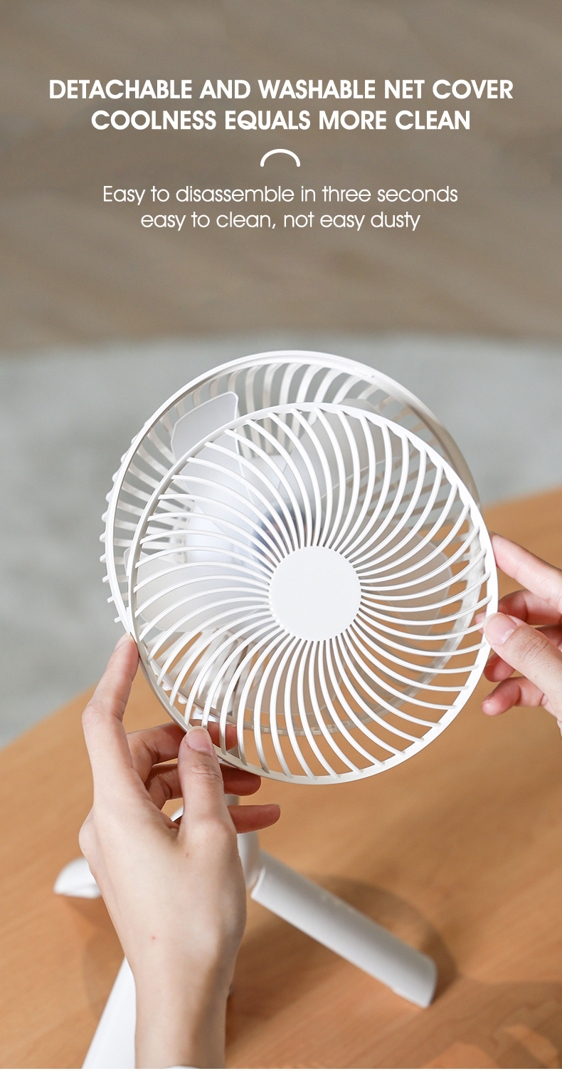 HXR Portable Fan Mini Fan Handheld Autorotate USB Indoor&Outdoor Desk ...