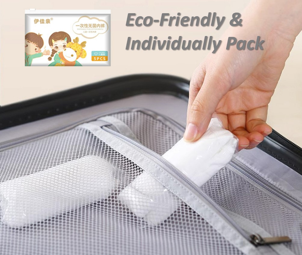 (5-pc Pack) Disposable Underwear for Kids Children Boy and Girl Panties ...