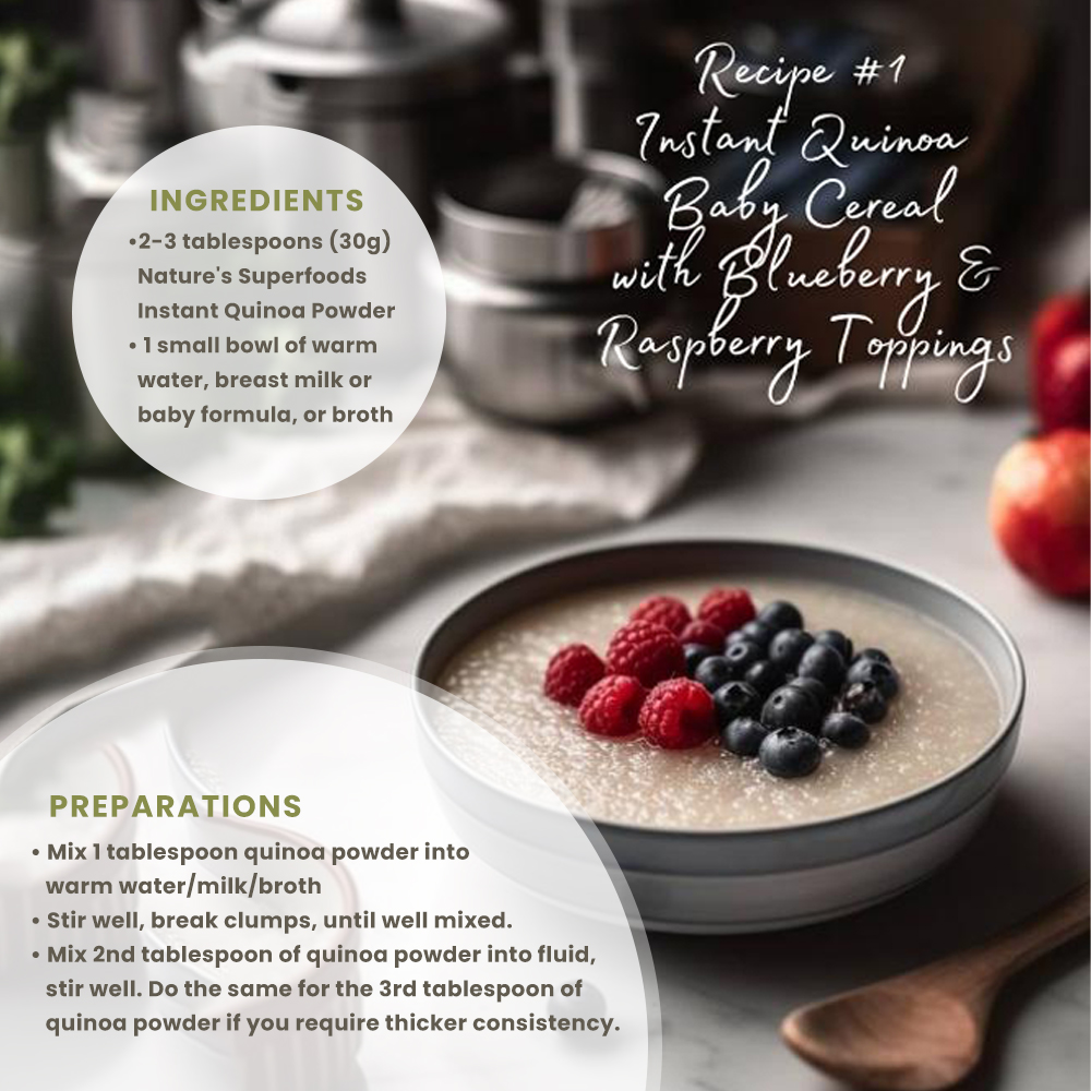 [Bundle Deal] Nature's Superfoods Organic Instant Quinoa Powder 250g x2 ...