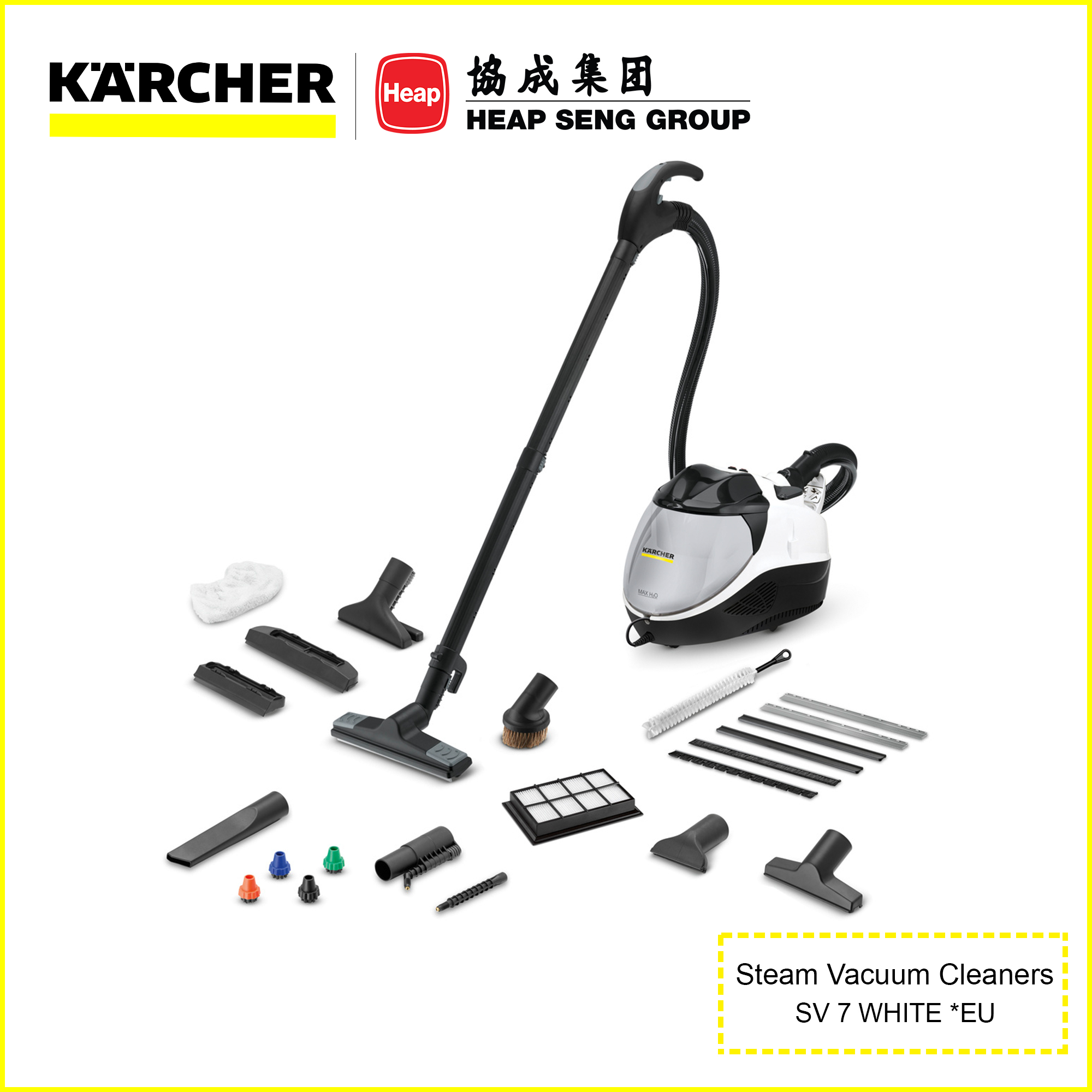 Karcher Steam Vacuum Cleaner SV 7 White EU Shopee Singapore
