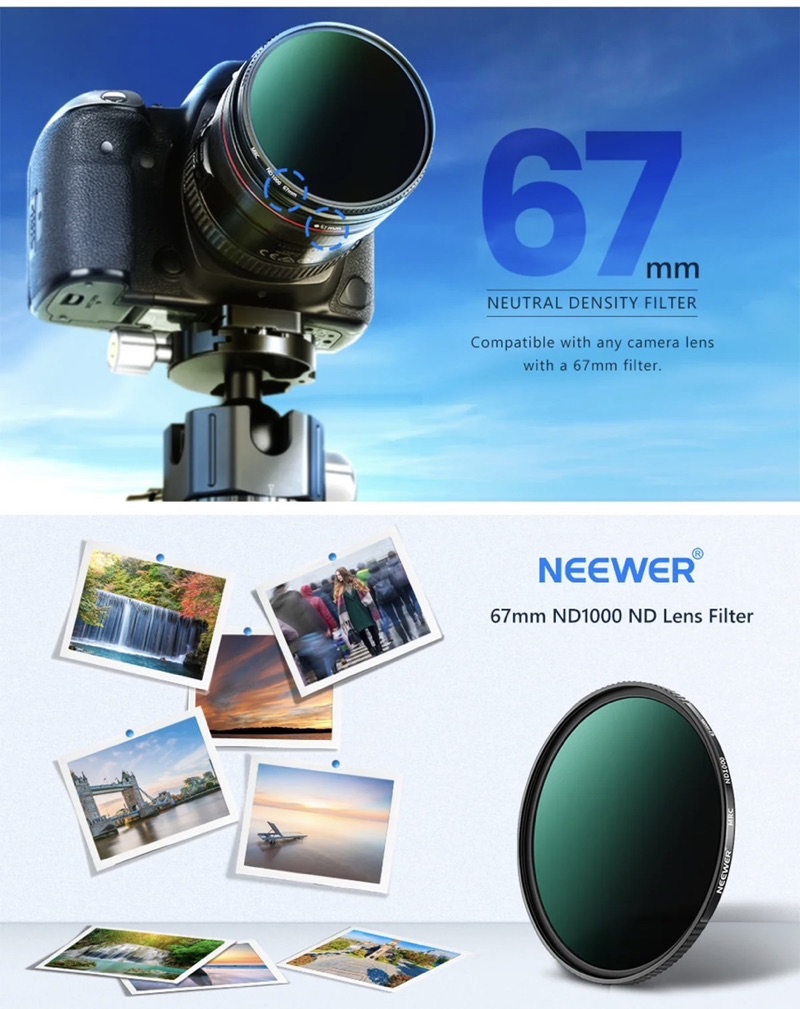 NEEWER ND1000 ND Lens Filter | Shopee Singapore