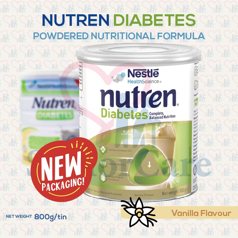 *VALUE BUNDLE* Nestle Nutren Diabetes Milk Powder 800g Nutritional Meal ...