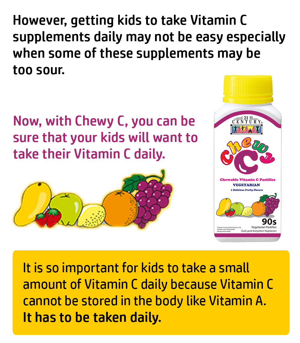 21st Century Chewy C 90 Gummies | Shopee Singapore