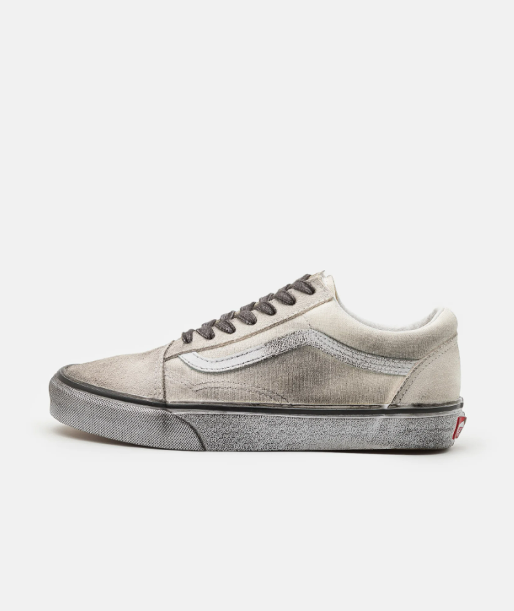 VANS Stressed Old Skool Stressed White Unisex (LF) | Shopee Singapore