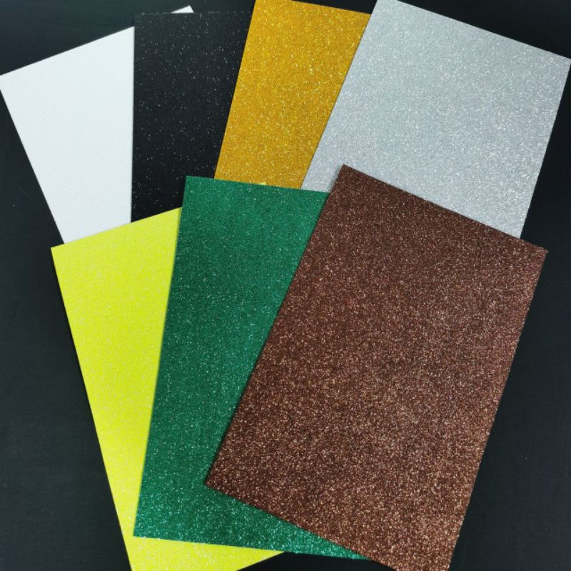 [STK 03] Foam Sticker | Foam Glitter Sheet | Glitter Sticker Sheet | A4 ...