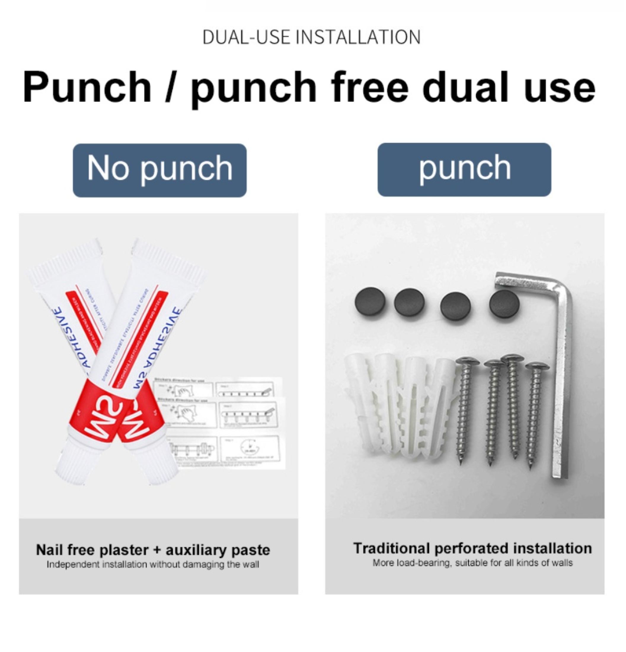 SG Retractable Clothes Hanger Aluminum Drying Rack Punch/No-punch ...