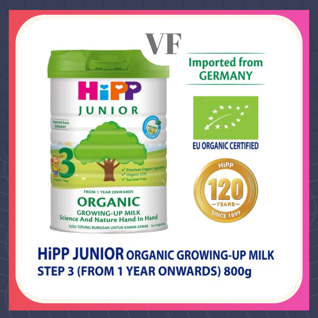 HIPP JUNIOR Organic Growing Up Milk Step 3 1 Year+ 800G | Shopee Singapore