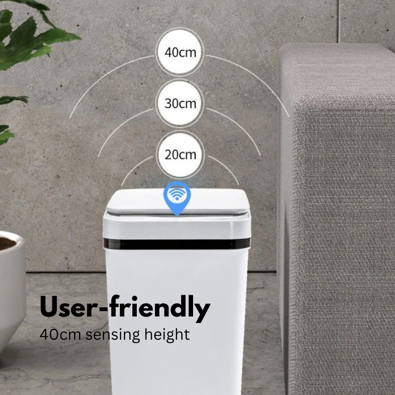12L Smart Motion Sensor Dustbin Automatic Trash Bin For Bathroom ...