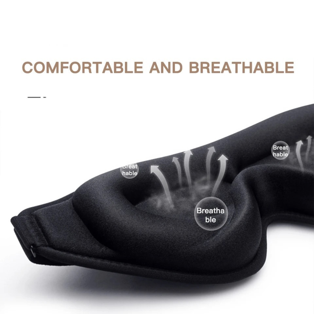 3D Contoured Eye Patch Sleep Mask Blindfold / Memory Foam / Eyeshade ...
