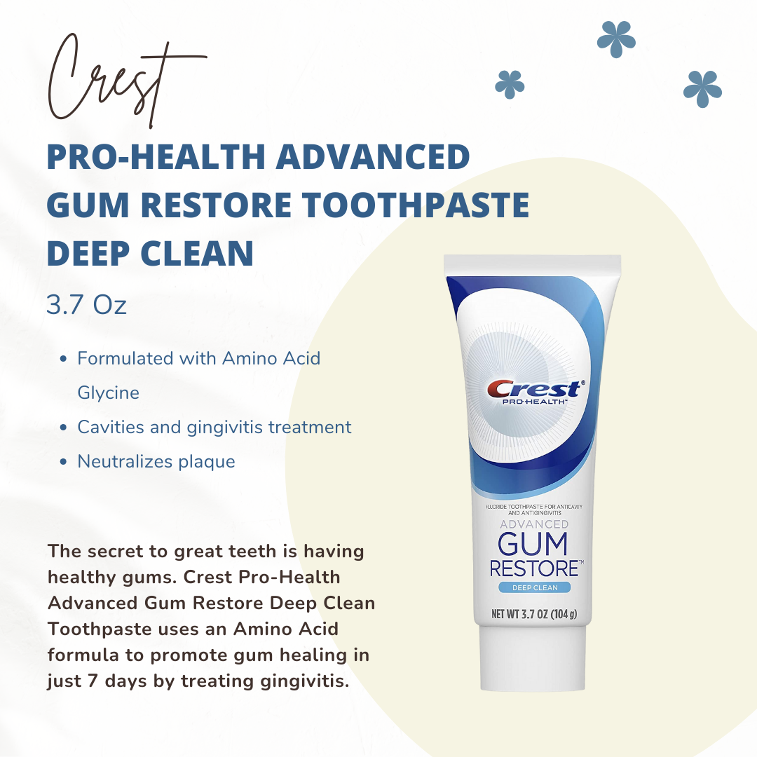 Crest, Pro Health, Advanced Gum Restore, Fluoride Toothpaste, Whitening ...