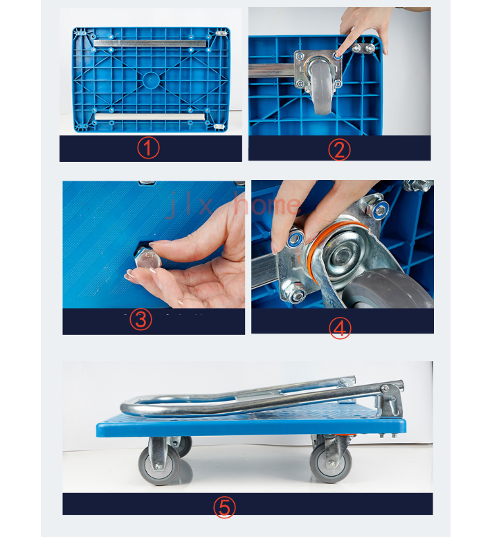 Foldable Platform Trolley platform car trolley Heavy Duty 200KG ...