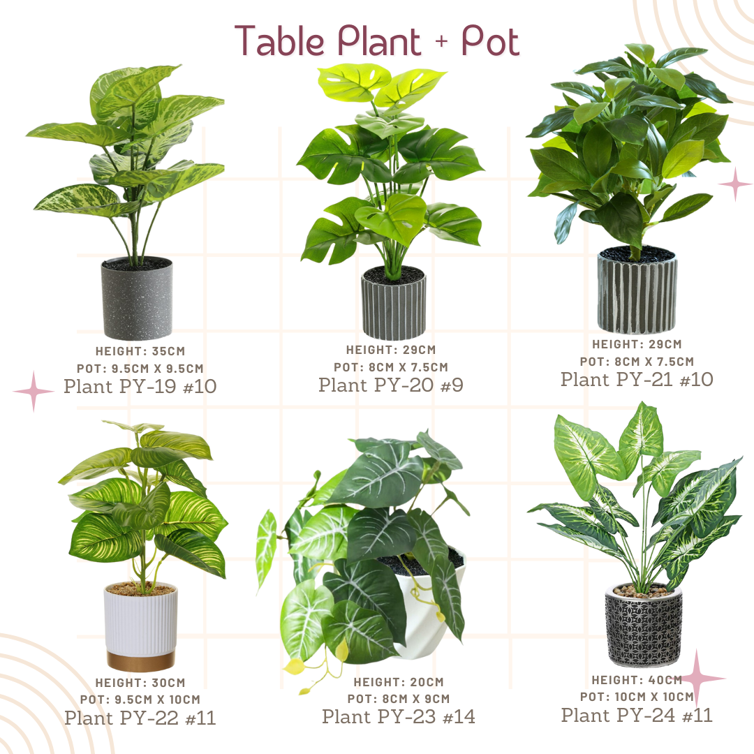 [SG SELLER ] Artificial plant Fake small plant Table Plant Mini Potted ...