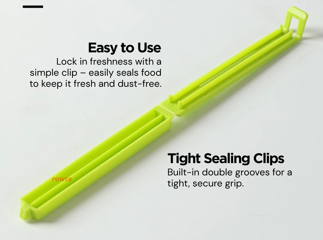 Plastic Sealing Clips for Food Snack Bag Clip Food Storage Clip ...
