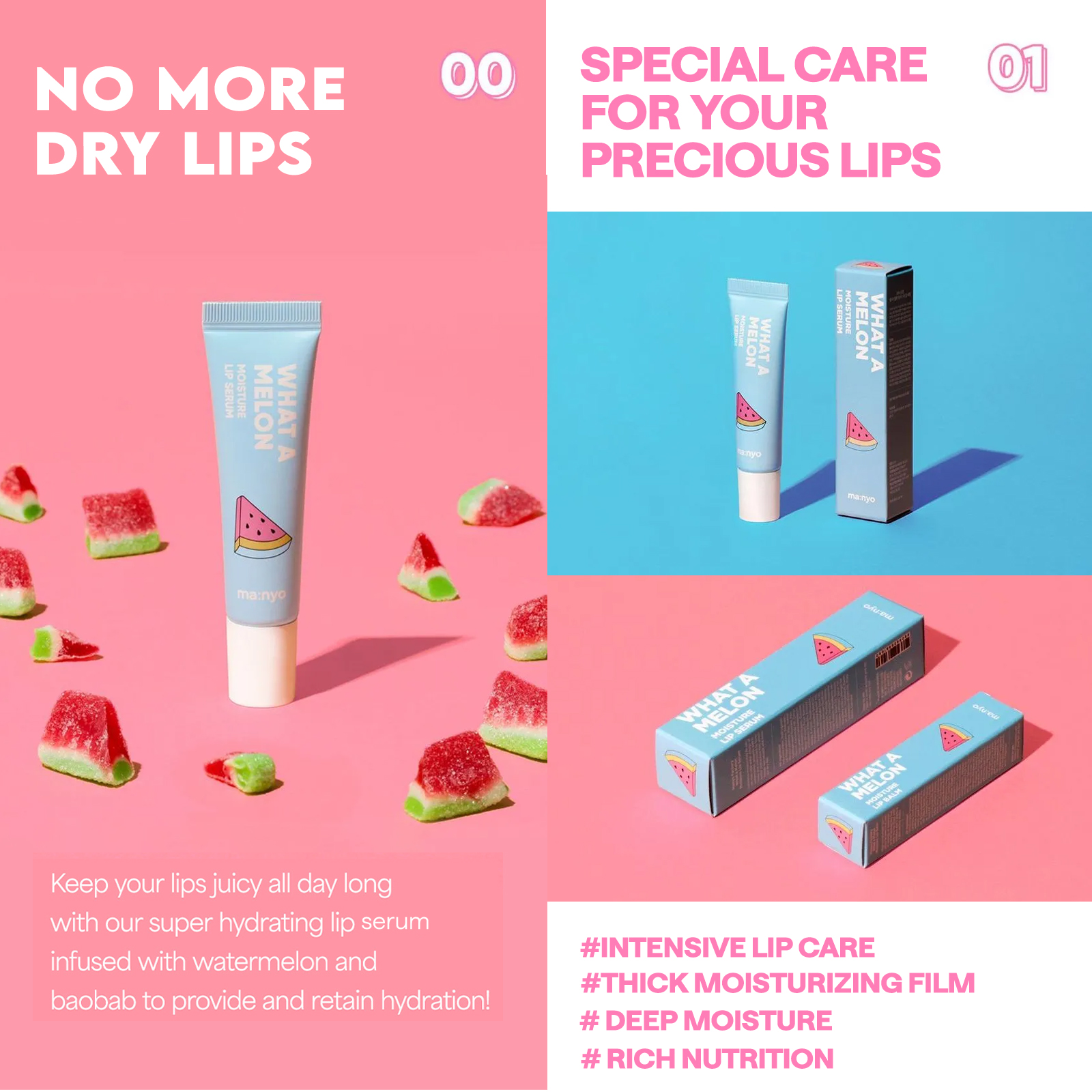 ma:nyo [Manyo Factory] What A Melon Lip Moisture Serum (10ml) | Shopee ...