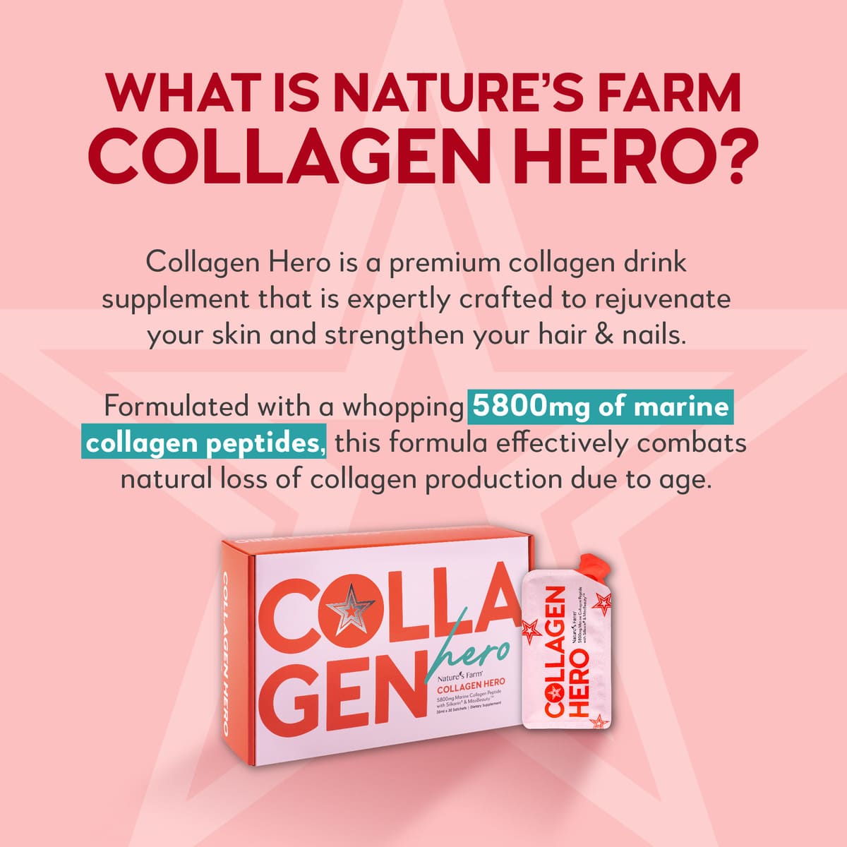 Nature's Farm® Collagen Hero 30s | Shopee Singapore