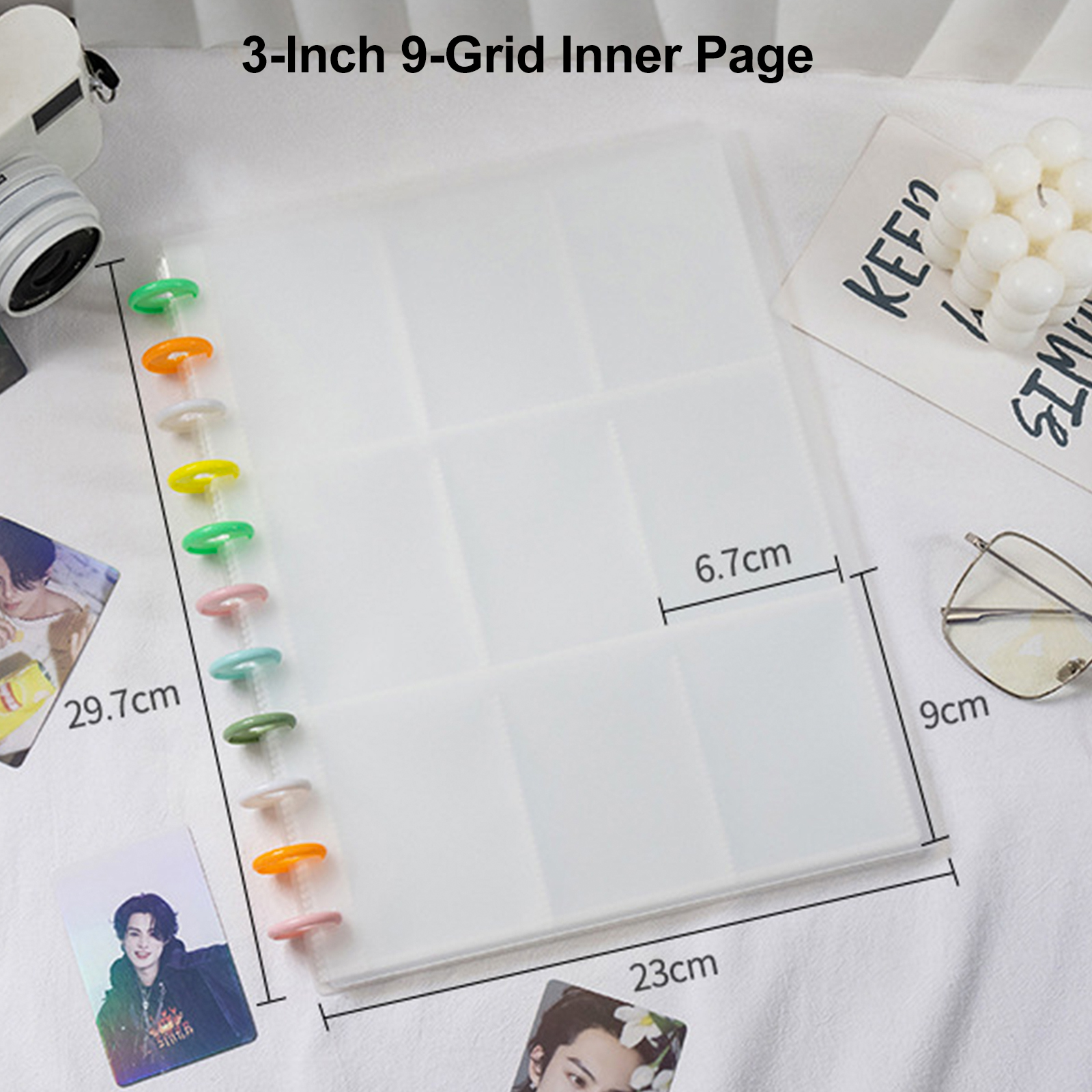 ⭐SG Stock⭐Photocard Binder Album 3 Inch 4-Grid 9-Grid A4 Storage Book ...