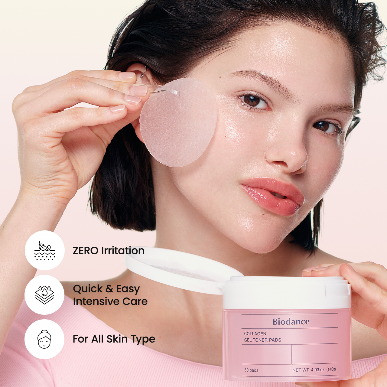 [Biodance Official] Collagen Gel Toner Pad (60pads) | Pore Perfecting ...
