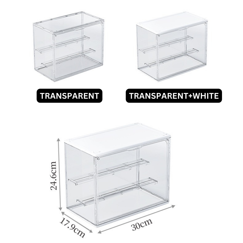 Figurine Display Box Acrylic Removable Partition Free Combination ...