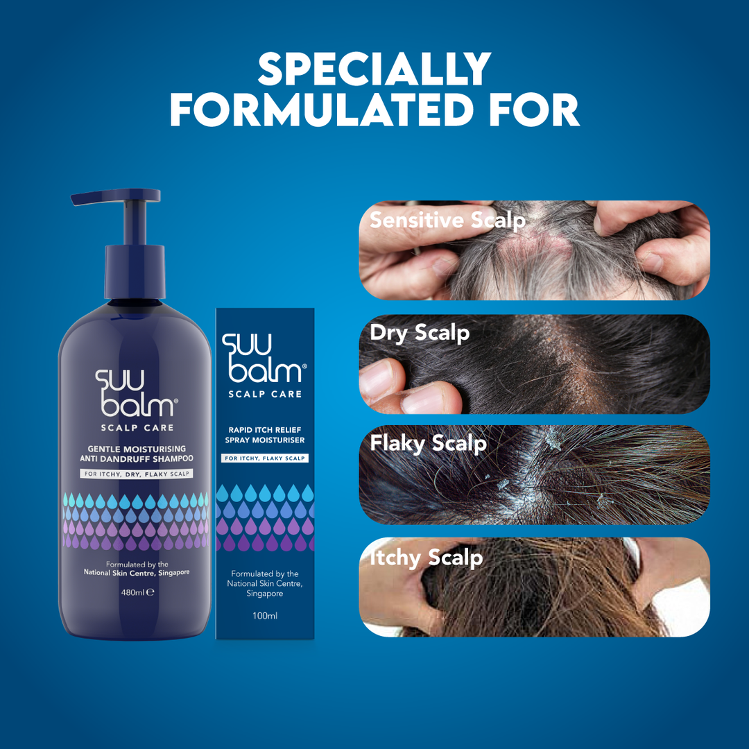 [Bundle] Suu Balm Gentle Moisturising Anti-Dandruff Shampoo Bundle 2 x ...
