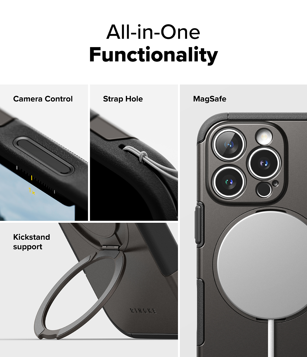 Ringke Alles for iPhone 16 Pro Max 16 Pro Protective Case Cover with ...