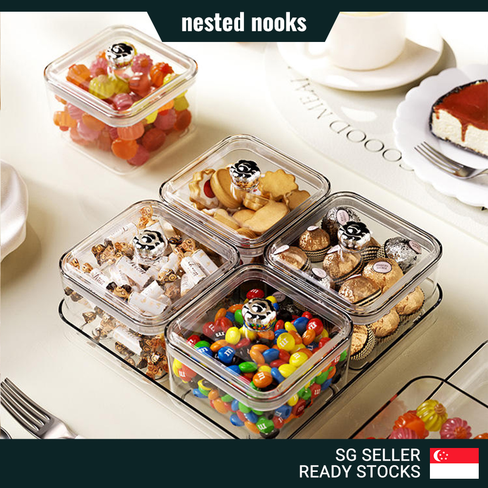 Hari Raya Puasa 2026 Party Holiday Sweets Candy Nuts Snacks Storage Box ...