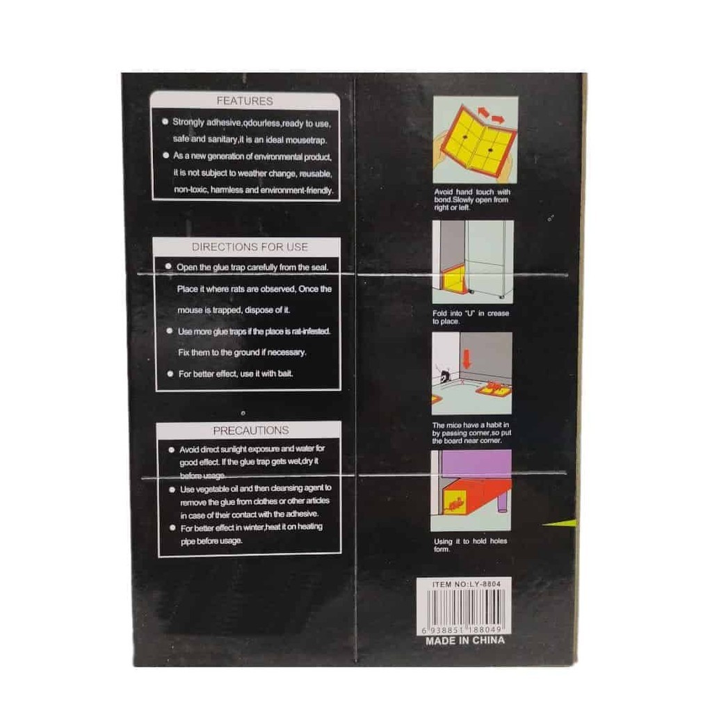 (FOREVER $2) Super Strong Sticky Mouse Rat Mice Trap Board Glue Catch ...
