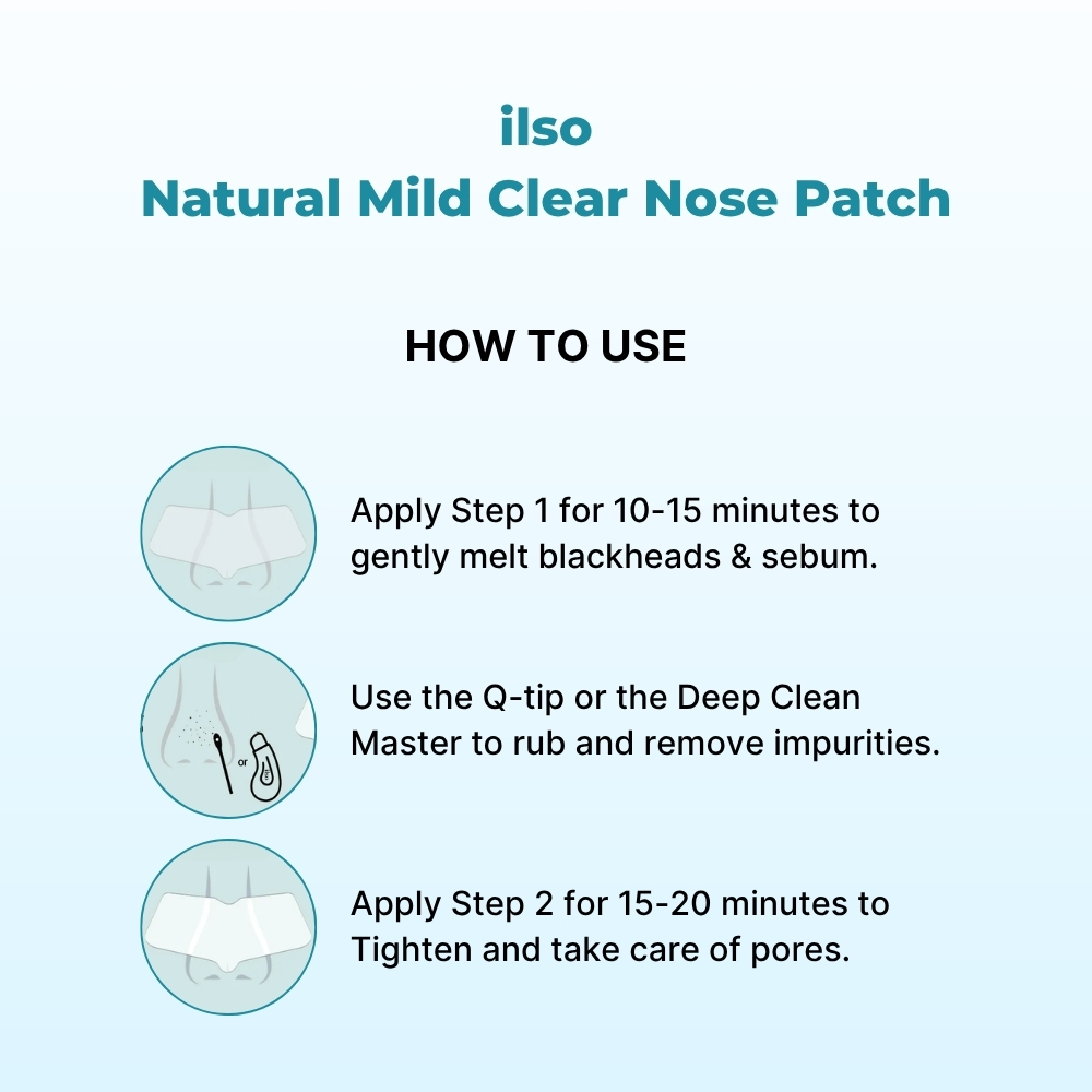 ilso Natural Mild Clear Nose Pack for Blackhead Removal and Pore ...