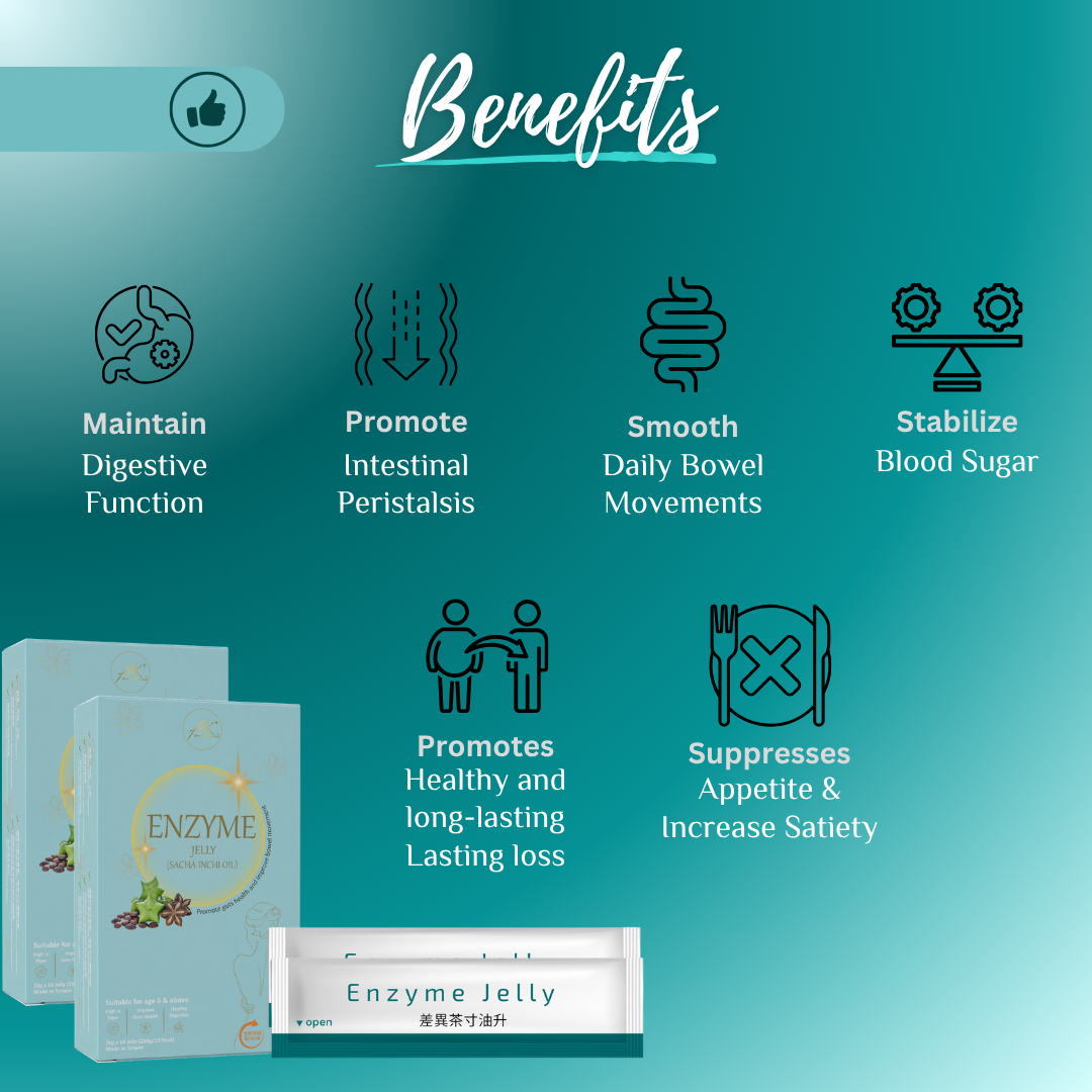 [Christmas Special] Enzyme Jelly (Sacha Inchi Oil) | 10 Sachets/Box ...