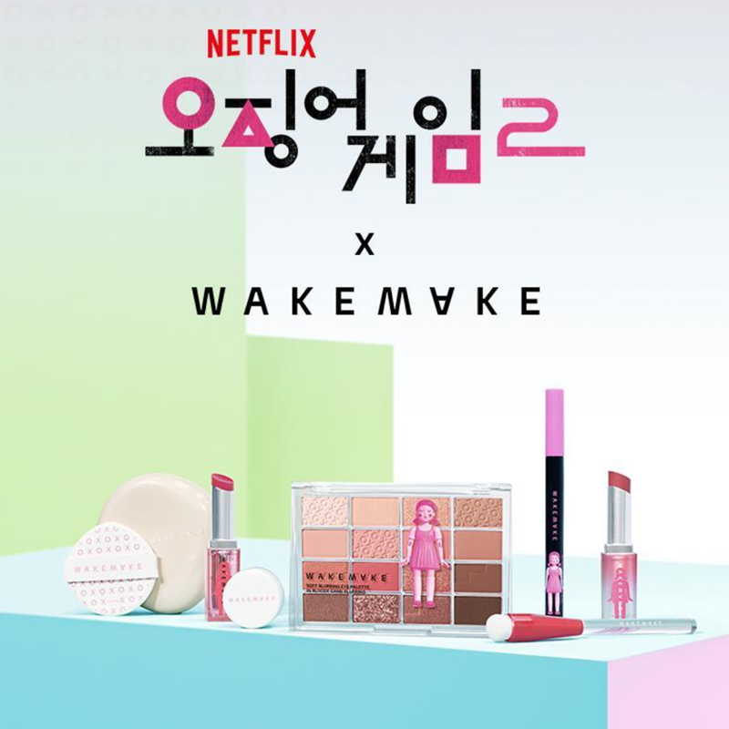 [WAKEMAKE X SQUID GAME] Limited Edition (Palette / Cushion / Tint / Lipstick) | Shopee Singapore